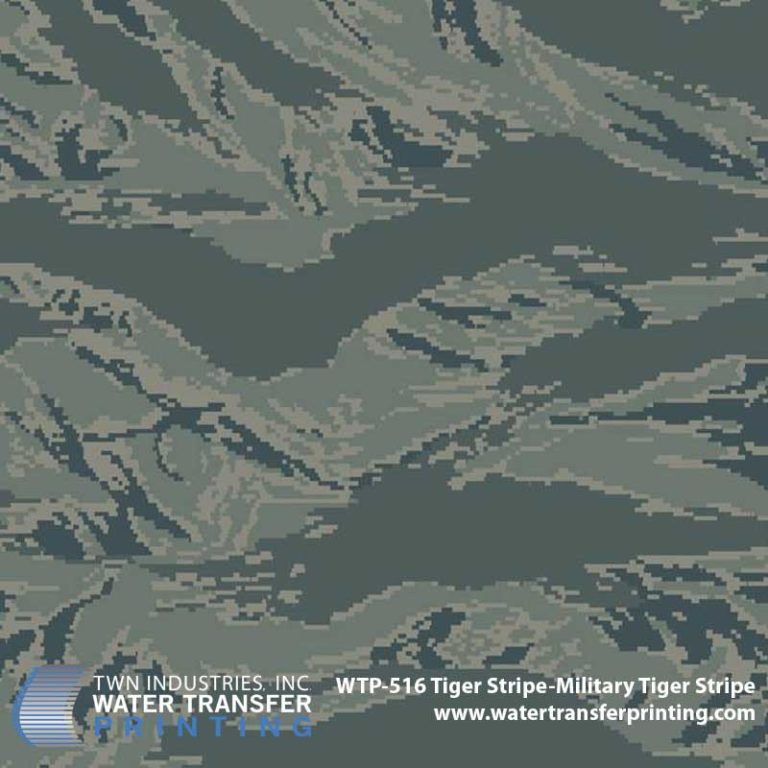 Tiger Stripe-Military Tiger Stripe Hydrographic Film - WTP-516 | TWN