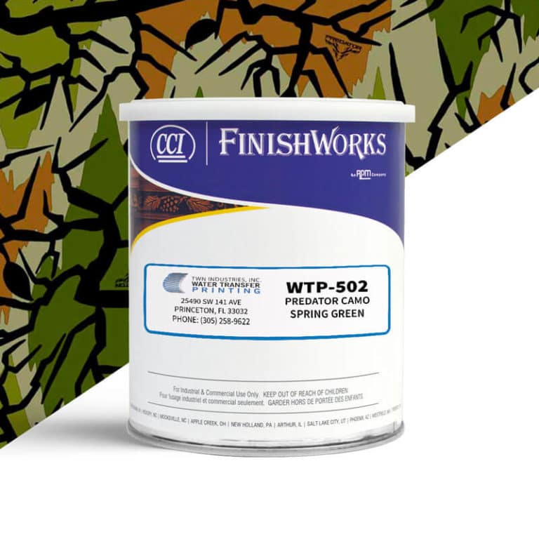 Predator Camo Spring Green Hydrographic Film - WTP-502 | TWN Industries