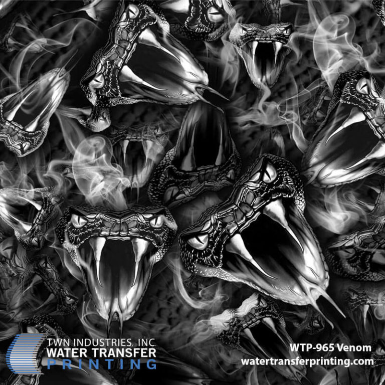 Snake Hydrographic Film - WTP-965 Venom by ShawNaughty | TWN Industries